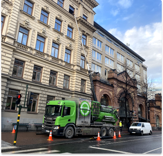 Sugbil - Vakuumsugning - Materialblåsning